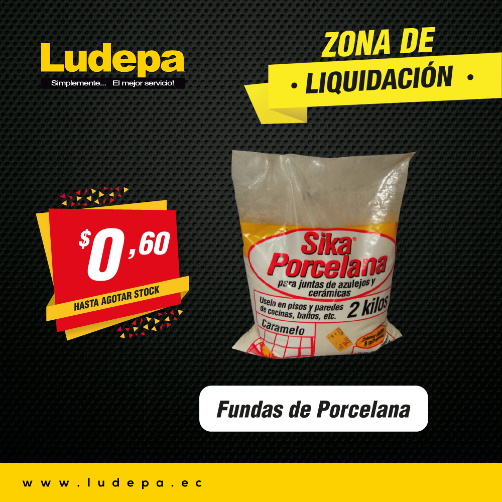 Funda de Porcelana – Ludepa – Tu ferreteria en Manta y Guayaquil Ecuador Funda de Porcelana – Ludepa – Tu ferreteria en Manta y Guayaquil Ecuador
