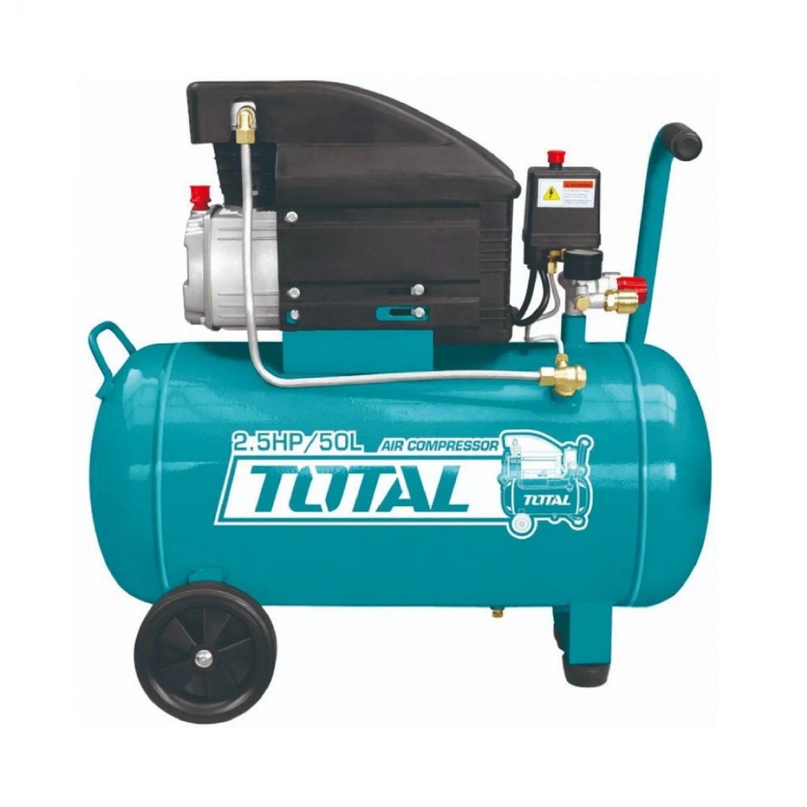 COMPRESOR DE AIRE 2.5 HP (1865W) TOTAL – Ludepa – Tu ferreteria en ...